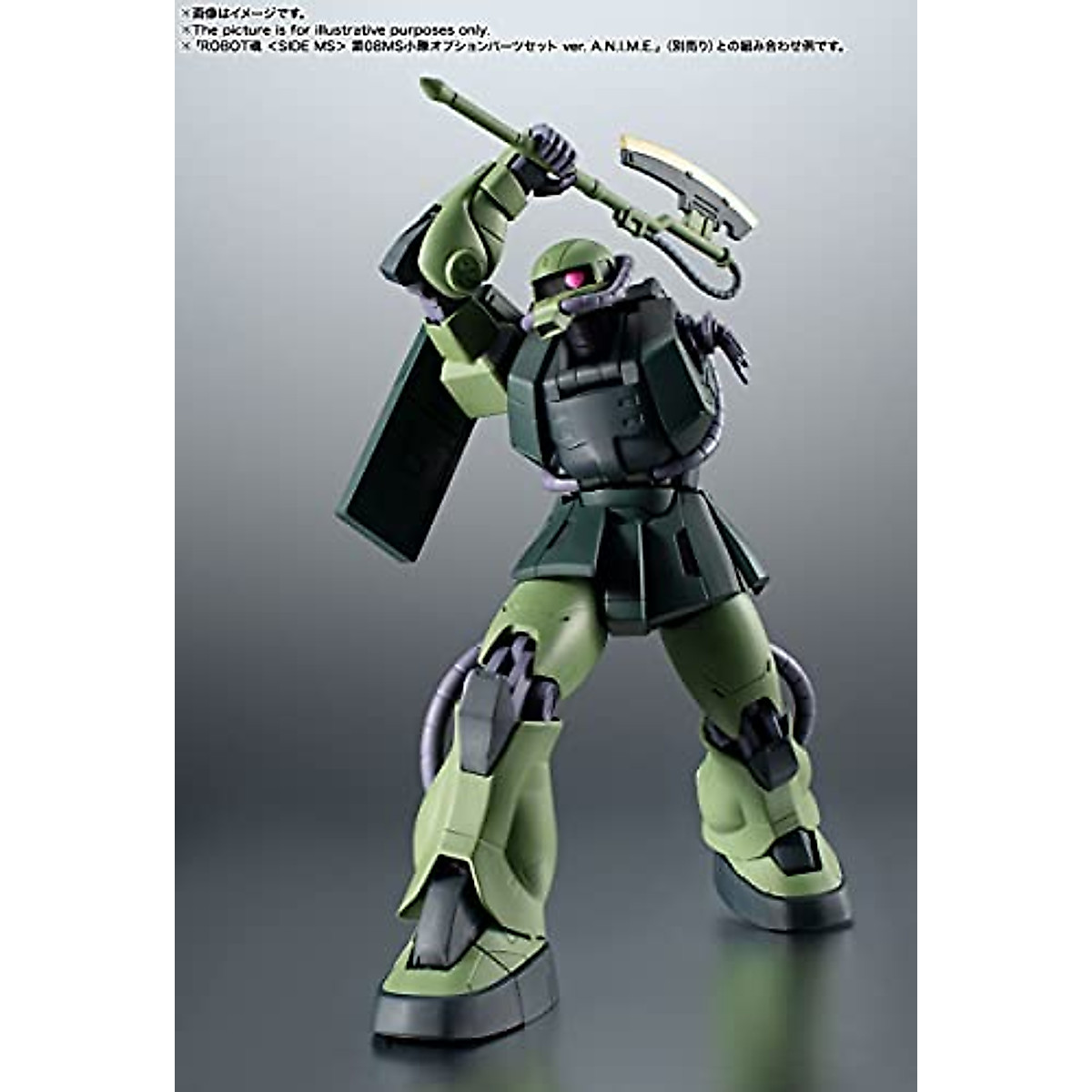 TAMASHII NATIONS - Mobile Suit Gundam The 08th MS Team - MS-06JC ZAKU II Type JC Version A.N.I.M.E., Bandai Spirits The Robot Spirits Collectible
