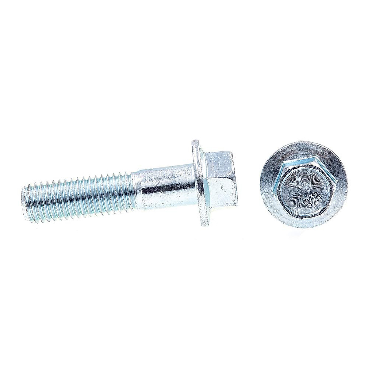 Prime-Line 9089772 Flange Bolts, Class 8.8 Metric, M12-1.75 X 50MM, Zinc Plated Steel (25 Pack)