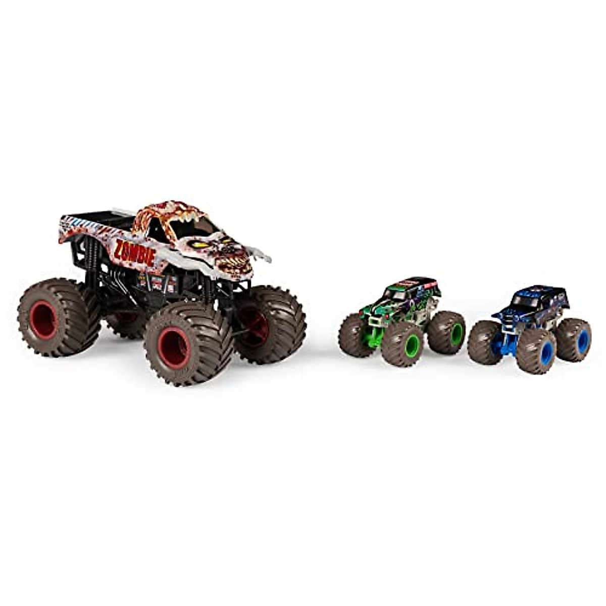 Monster Jam, Full Moon Frenzy 3-Pack of Official Exclusive Die-Cast Trucks