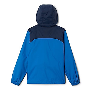 Columbia Youth Boys Glennaker Rain Jacket, Bright Indigo/Collegiate Navy, Small