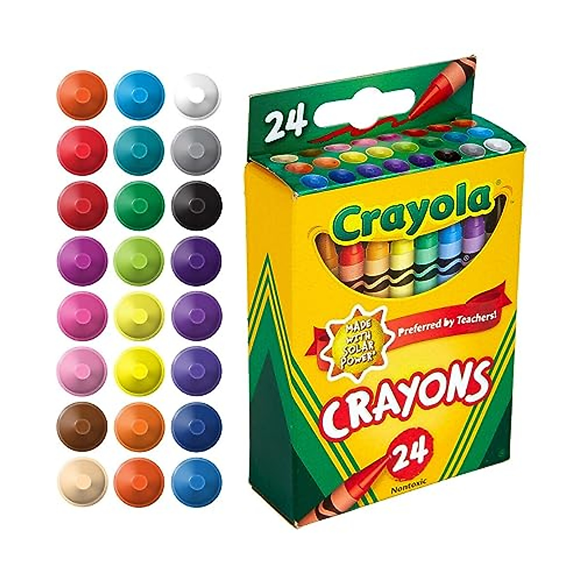 Crayola Crayons, Assorted Classic Colors, 24 Count