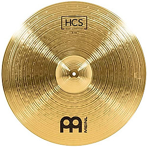 Meinl Cymbals HCS 22” Ride Cymbal for Drum Set — Made in Germany — Traditional Medium Brass, 2-Year Warranty (HCS22R)