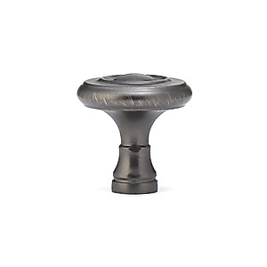 Richelieu Hardware BP74032143 Boucherville Collection 1 1/4-inch (32 mm) Antique Nickel Traditional Cabinet and Drawer Knob for Kitchen, Bathroom, and Furniture