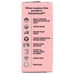 MADEGOOD Organic Strawberry Granola Minis, 4.25 OZ