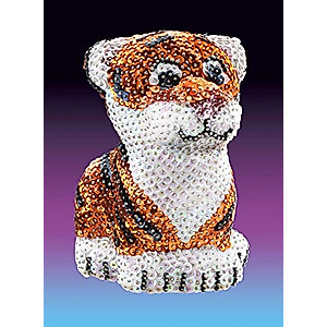 Sequin Art 3D Tiger Sparkling Arts & Crafts Picture Kit