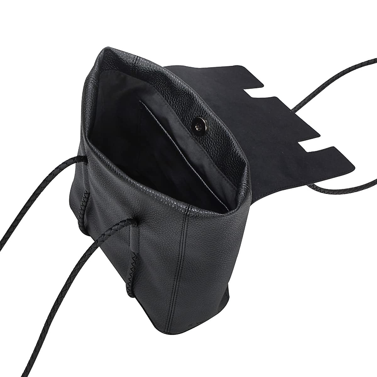 KWANI Norah Black Shoulder Bags for Women and Ladies Medium Size