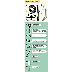 JANILINK Wet Dry Vacuum 24 Gal with Powerful 2 Motors