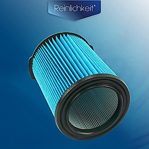 VF5000 3-Layer High-efficiency Fine Dust Replacement Filter for Wet Dry Vac Compatible with WD1450 WD0970 WD1270 WD09700 WD06700 WD1680 WD1851 RV2400A(2 pack)