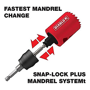 Diablo 14Piece High Performance Hole Saw For Plastic