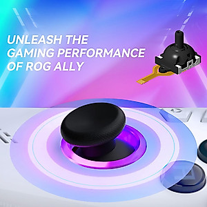 claws & tails Hall Joystick Replacement for ROG Ally, Hall Effect Joystick, No Drift, No Dead Zone Hall Joystick for ROG Ally Joycon, with Repair Kit (A Pair)