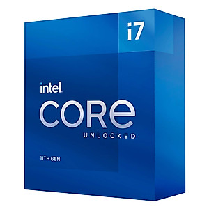 Intel® Core™ i7-11700K Desktop Processor 8 Cores up to 5.0 GHz Unlocked LGA1200 (Intel 500 Series & Select 400 Series Chipset) 125W with MSI MPG Z490 Gaming Edge WiFi ATX Gaming Motherboard