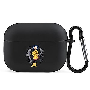 Cartoon Anime Compatible with AirPods Pro Case Cover Full Protective Shockproof Keychain Headphone Skin Accessories for Men Women Wireless Charging