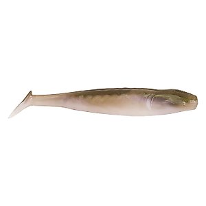Berkley PowerBait Grass Pig Fishing Soft Bait, Natural Shad, 3 1/2"
