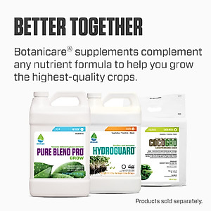 Botanicare Cal-Mag Plus, A Calcium, Magnesium, and Iron Plant Supplement, Corrects Common Plant Deficiencies, Add to Water or Use as a Spray, 2-0-0 NPK, 1-Gallon