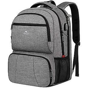 MATEIN Lunch Backpack, 17 inch Insulated Cooler Backpack with USB Charging Port for Women Men, Water Resistant College Lunch Box Backpack with Laptop Compartment for Work Picnic Travel Beach, Gifts