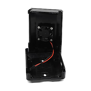 LoveRPi Active Cooling Media Center PC Case with Fan for Raspberry Pi 3 Model B+, Libre Computer Board, ASUS Tinker Board (Black)