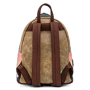 Loungefly Star Wars The Mandalorian Bantha Ride Mando and Baby Yoda Womens Double Strap Shoulder Bag Purse