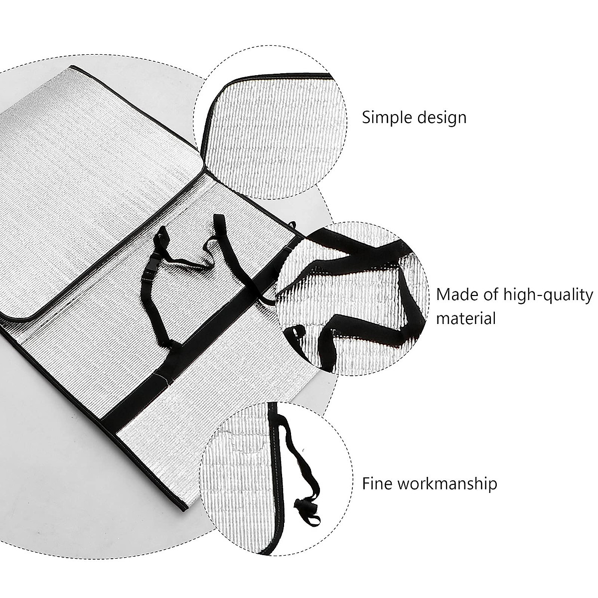 Air Conditioner Cover Cover Outdoor Air Conditioning Sun Shade Protection Silver 125x35cm Useful Tool