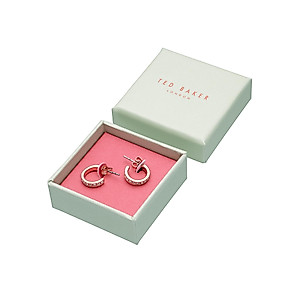 Ted Baker Seenita Nano Hoop Huggie Earrings - Rose Gold, Gold or Silver Tone Options