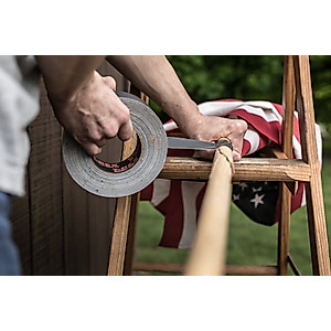 T-Rex 240998 Ferociously Strong Tape, 1.88 Inches x 35 Yards, Waterproof Backing, Dark Gunmetal Gray, Single Roll