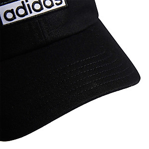 adidas Women's Contender Relaxed Adjustable Cap, Black/White, One Size