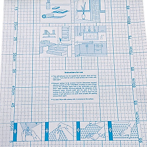 Yifasy 2 Pack Shelf Liners Purple Peacock Feathers Self-Adhesive Drawer Papers Renovation Furniture 17.7 Inch Wide