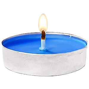 OUO Tea Lights Candles, 50 Pack Smokeless Candles,Small Candles, Dripless & Long Lasting Mini Tealight Candles for Mood, Dinners, Parities, Home, Decoration, Wedding, Crafts(Red)