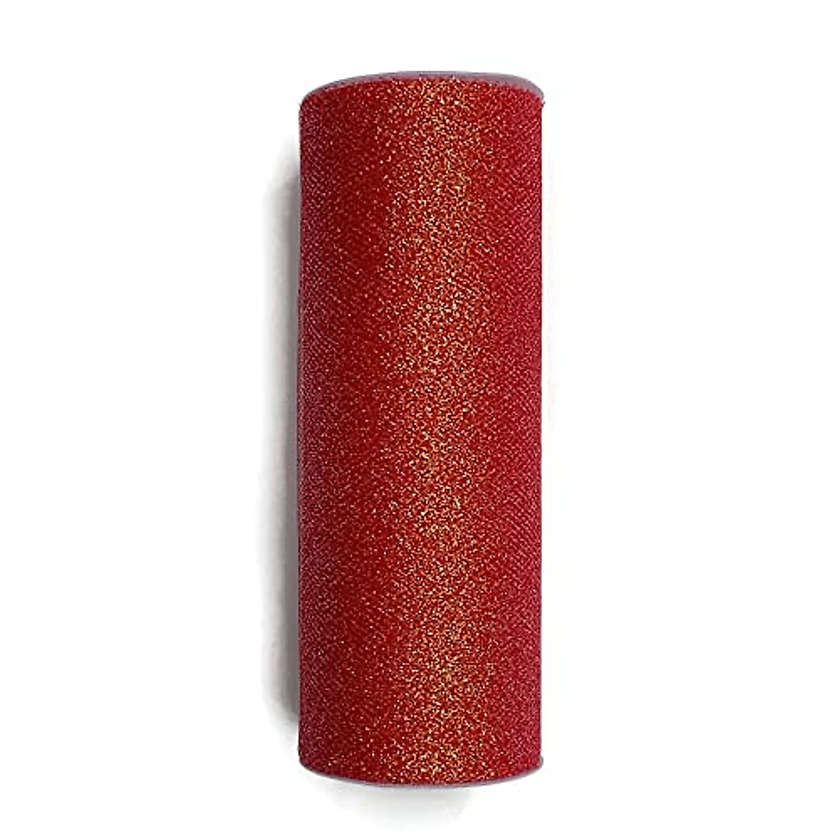 Celebrate Red Glitter Tulle Spool, 6 Inch by 12 Yards Roll for Parties, Weddings, Crafts, Clothing, Decor