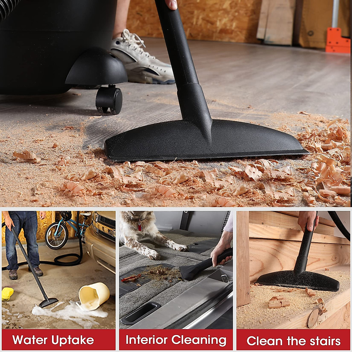 Shop-Vac 6 Gallon 3.0 Peak HP Wet Dry Vacuum+ 90107 Paper Disc Filter