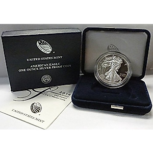 2014 W American 1 oz Silver Eagle Dollar US Mint PROOF