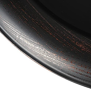 Fire Sense 62237 Fire Pit Tokia Steel Wood Burning Lightweight Portable Outdoor Firepit Rounded Lip & Curved Legs Included Wood Grate & Screen Lift Tool - 30" Round - Black