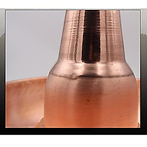 Chafing Dishes Red Copper Thickened Hot Pot, Gas Copper Hot Pot, Hot Pot Chicken Bullfrog Copper Pot for Household and Commercial Use (Color : Brass, Size : 26cm)