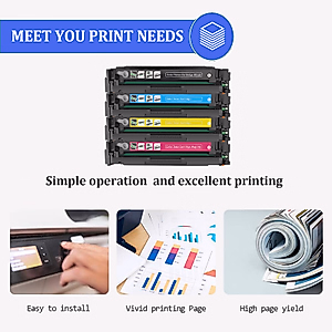 067 067H Toner Cartridges Set Compatible for Canon ImageCLASS LBP633Cdw LBP632Cdw MF653Cdw MF654Cdw MF656Cdw Printers, Replacement for Canon CRG 067 H Toner, 1 Black