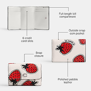 Coach Essential Mini Trifold Wallet, Chalk Multi