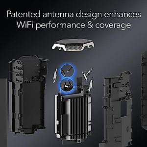 NETGEAR Nighthawk Tri-Band WiFi 7 Router (RS700S) - BE19000 Wireless Speed (up to 19Gbps) – 10 Gig Port - Coverage up to 3,500 sq. ft., 200 devices – 1-Year Armor Included