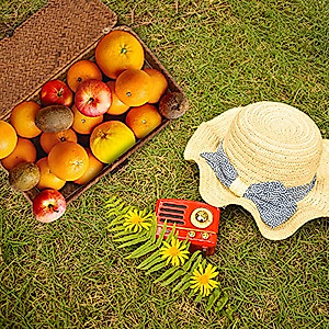 YIFANZHIBIAN Multifunction Seagrass Basket, Woven Storage Baskets, Handwoven Rectangular Straw Basket, Stackable and Hyacinth Basket with Lid for Home Organization (Large, Caramel Color)