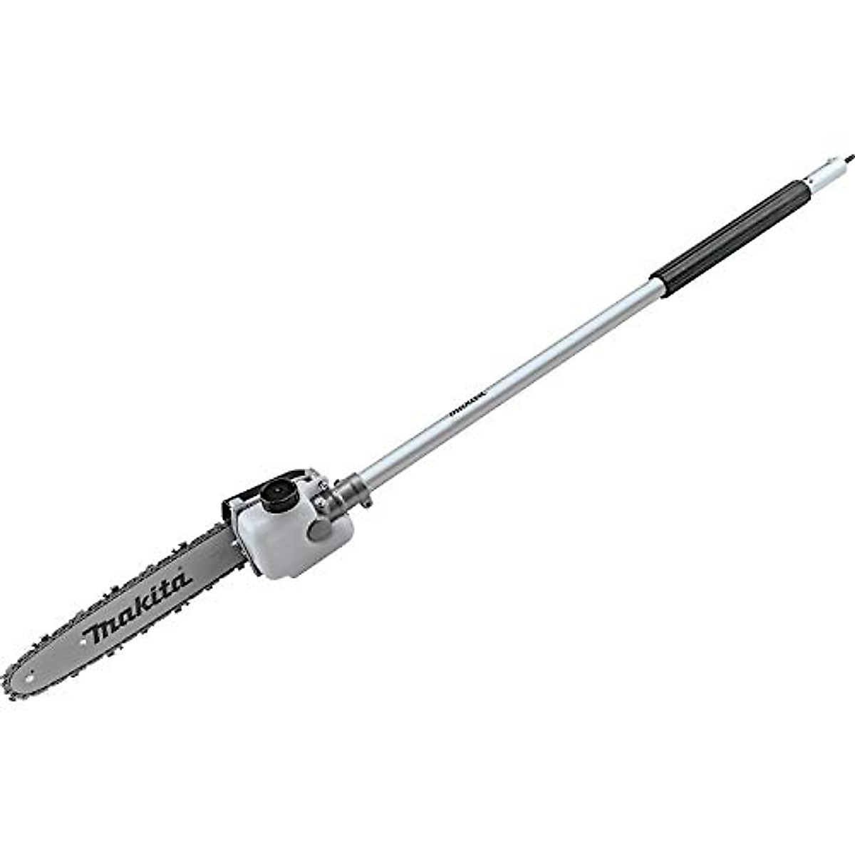 Makita XUX02SM1X4 18V LXT Lithium-Ion Brushless Cordless Couple Shaft Power Head Kit With 13" String Trimmer & 10" Pole Saw Attachments (4.0Ah)