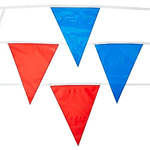Unique Party Decoration, 32.8', Red/White/Blue