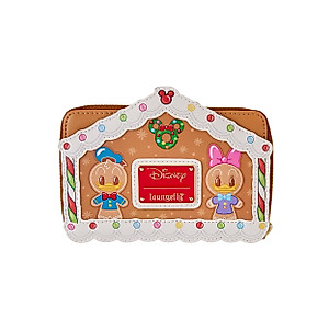 Loungefly Disney Mickey & Friends Gingerbread House Zip Wallet Disney Standard
