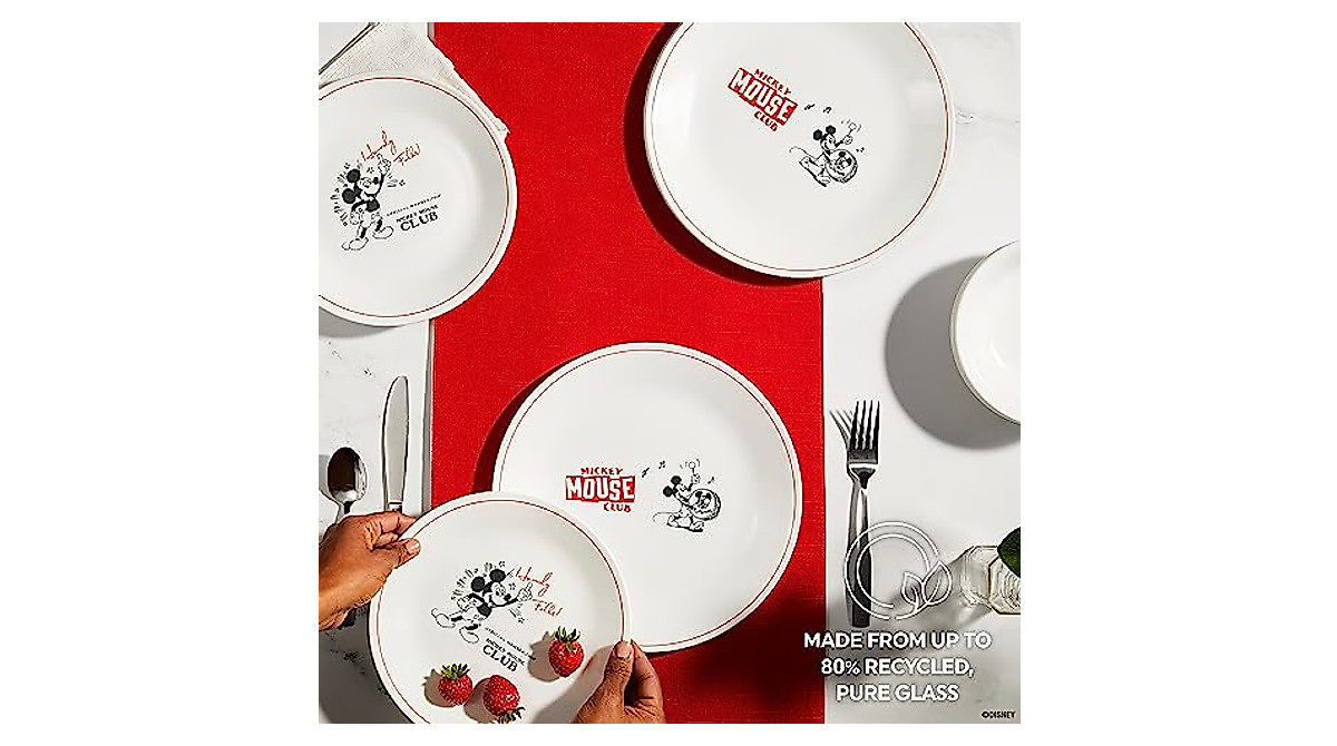 Corelle Mickey Mouse Dinnerware Set - Fun & Durable