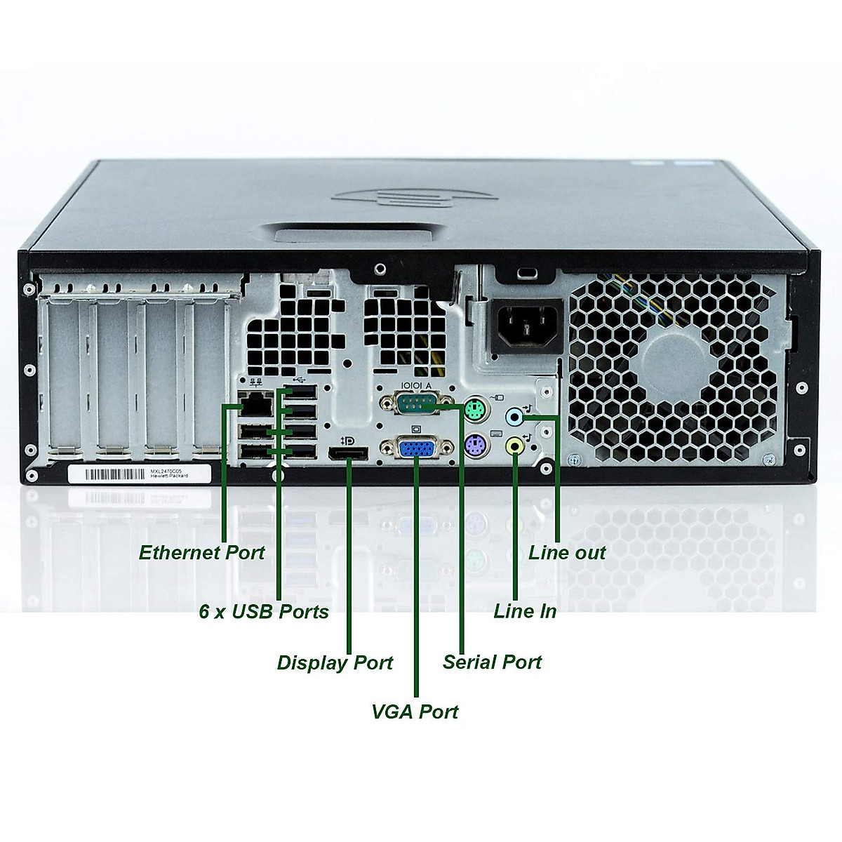 HP Small Form Factor Computer Desktop PC, Intel Core 2 Duo, 8GB Ram, 128GB M.2 SSD, 500GB Hard Drive, WiFi & Bluetooth, Keyboard and Mouse, 19 Inch FHD Monitor, 1080p Web Camera, Windows 10 (Renewed)