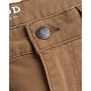 IZOD Men's Jeans | Comfort Stretch Denim Jeans | Casual Relaxed Fit Jeans for Men, Size 36W x 32L, Vintage Khaki