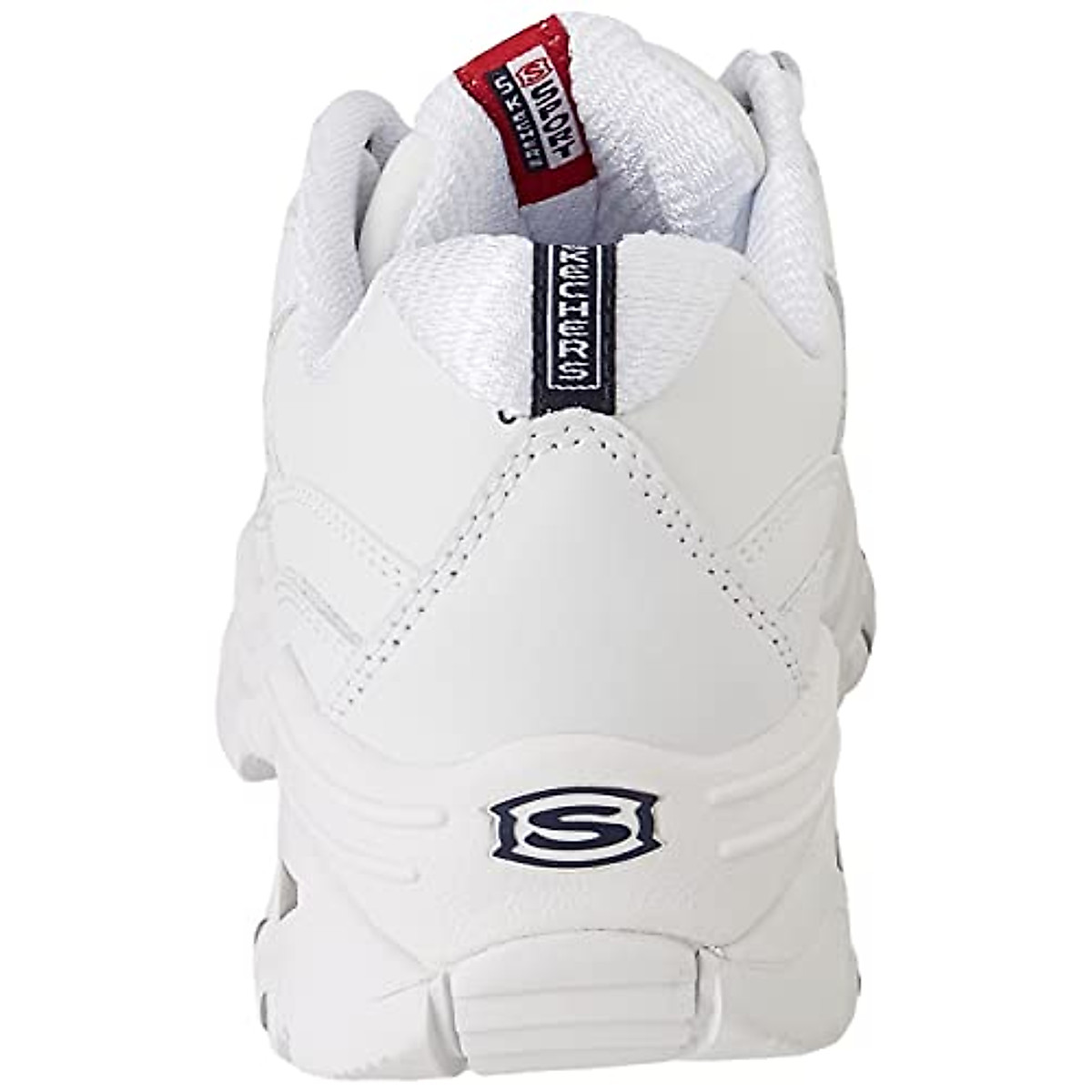 Skechers womens Energy fashion sneakers, White Mesh/Leather, 7.5 US