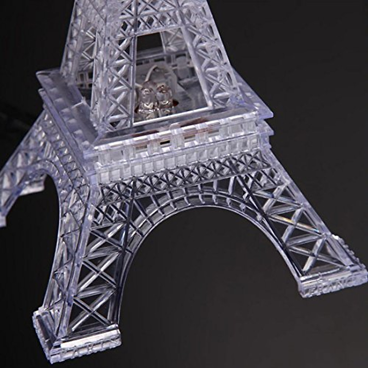 Colorful Eiffel Tower Lighting Desk Bedroom Decoration LED Lamp (7.6 Inch)