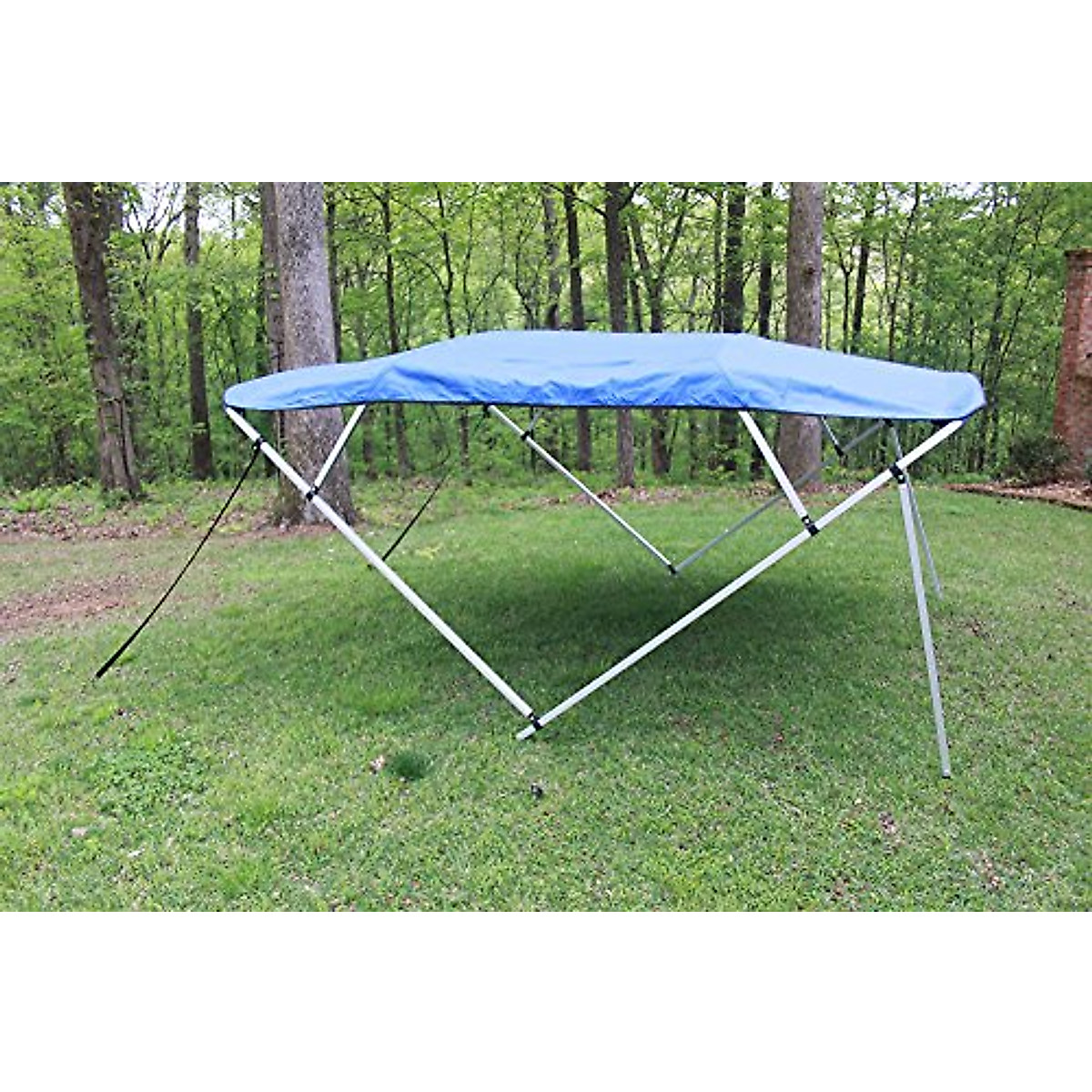 Vortex Royal Blue Square Tube Frame 4 Bow Pontoon/Deck Boat Bimini TOP 8' Long, 97-103" Wide 1 to 4 Business Day DELIVERY
