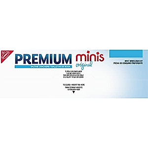 Premium Original Mini Saltine Crackers, 6 - 11 oz Boxes