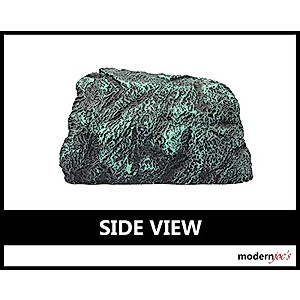 Stone Cave Shelter Hiding Turtle House - Hideout Caves for Reptile Aquarium Terrarium Decoration Ornament (8.3 x 6 inches)