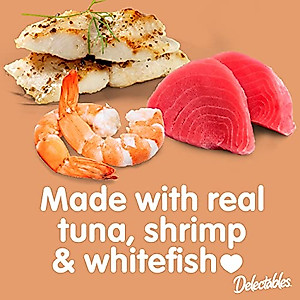 Hartz Delectables Savory Broths Variety Lickable Wet Cat Treats, 12 Count