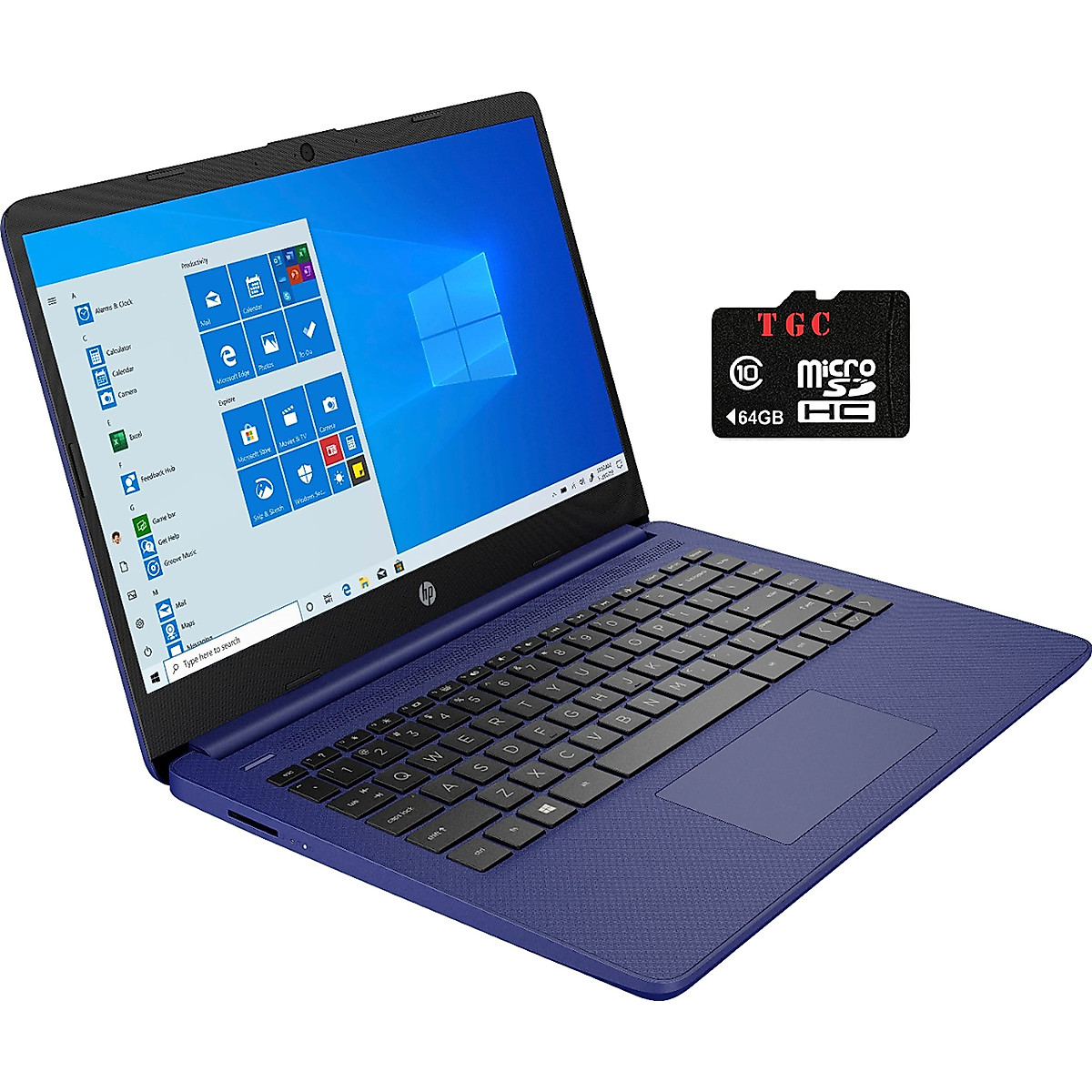 HP Stream 14-inch HD Display Laptop, Intel Celeron N4020 Dual-Core Processor, 4GB DDR4 Memory, 128GB Storage (64GB eMMC+64GB TGC Memory Card), HDMI, WiFi, Webcam, Bluetooth,Win10 S (Renewed)