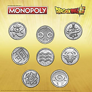 Monopoly Dragon Ball Super | Recruit Legendary Warriors Goku, Vegeta and Gohan | Official Dragon Ball Z Anime Series Merchandise | Themed Monopoly Game